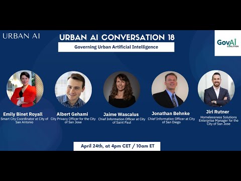 Urban AI Conversation #18 - Governing Urban Artificial Intelligence ...