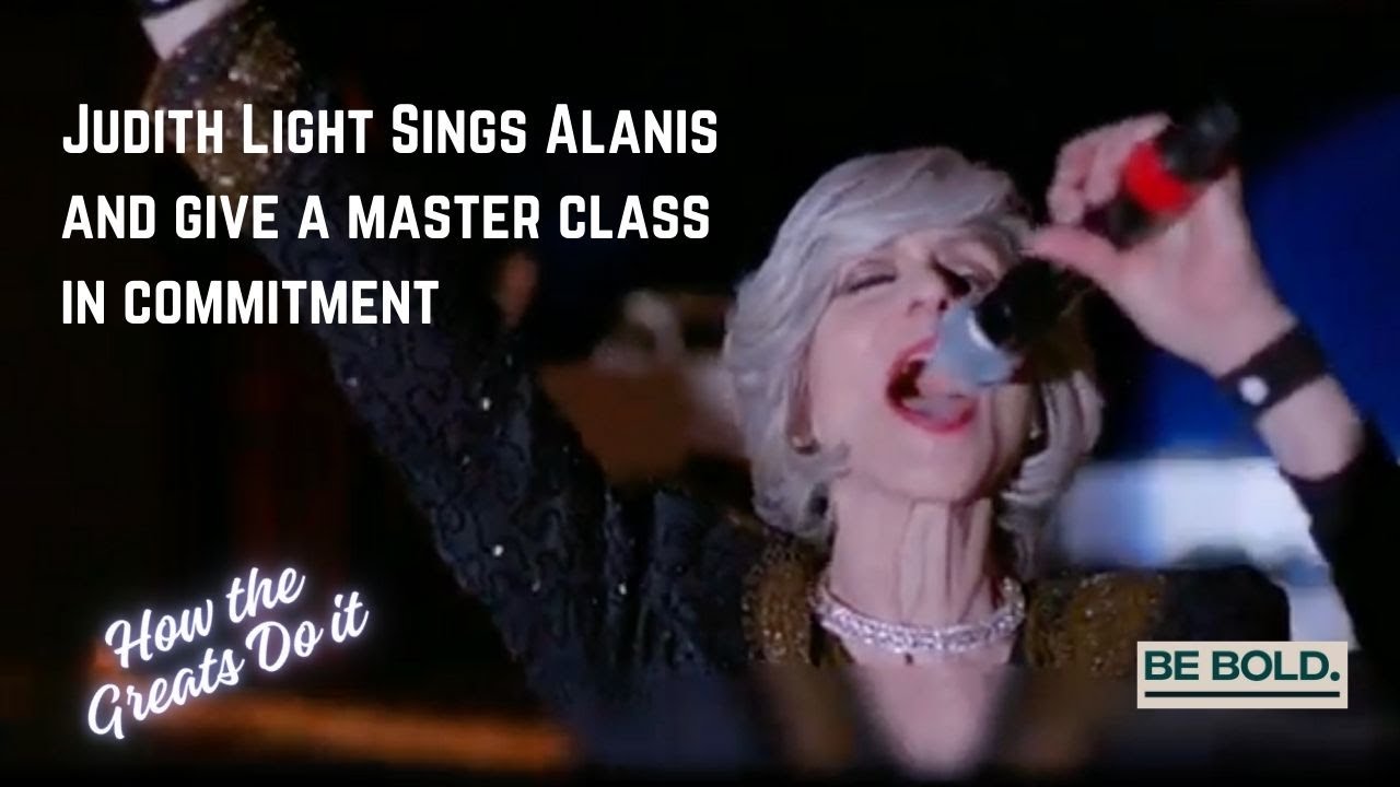 Judith Light Sings Alanis - A Master Class in Commitment - YouTube