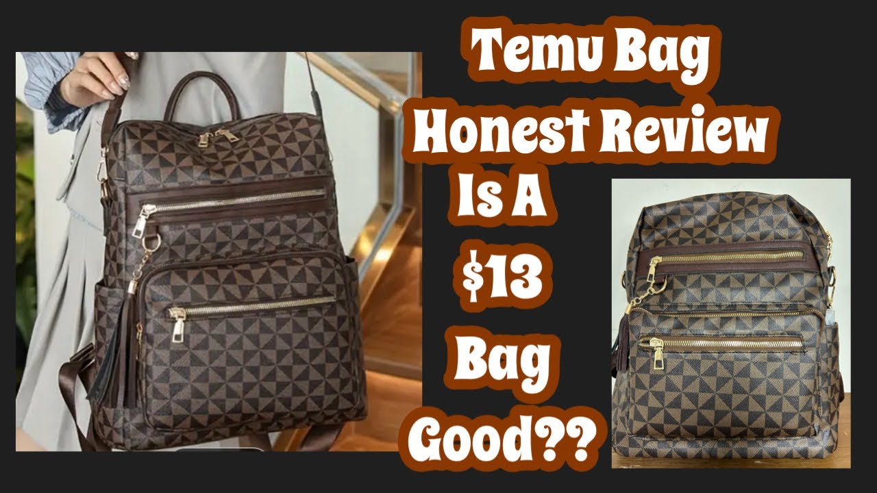 Product Review Temu Bag Haul - YouTube