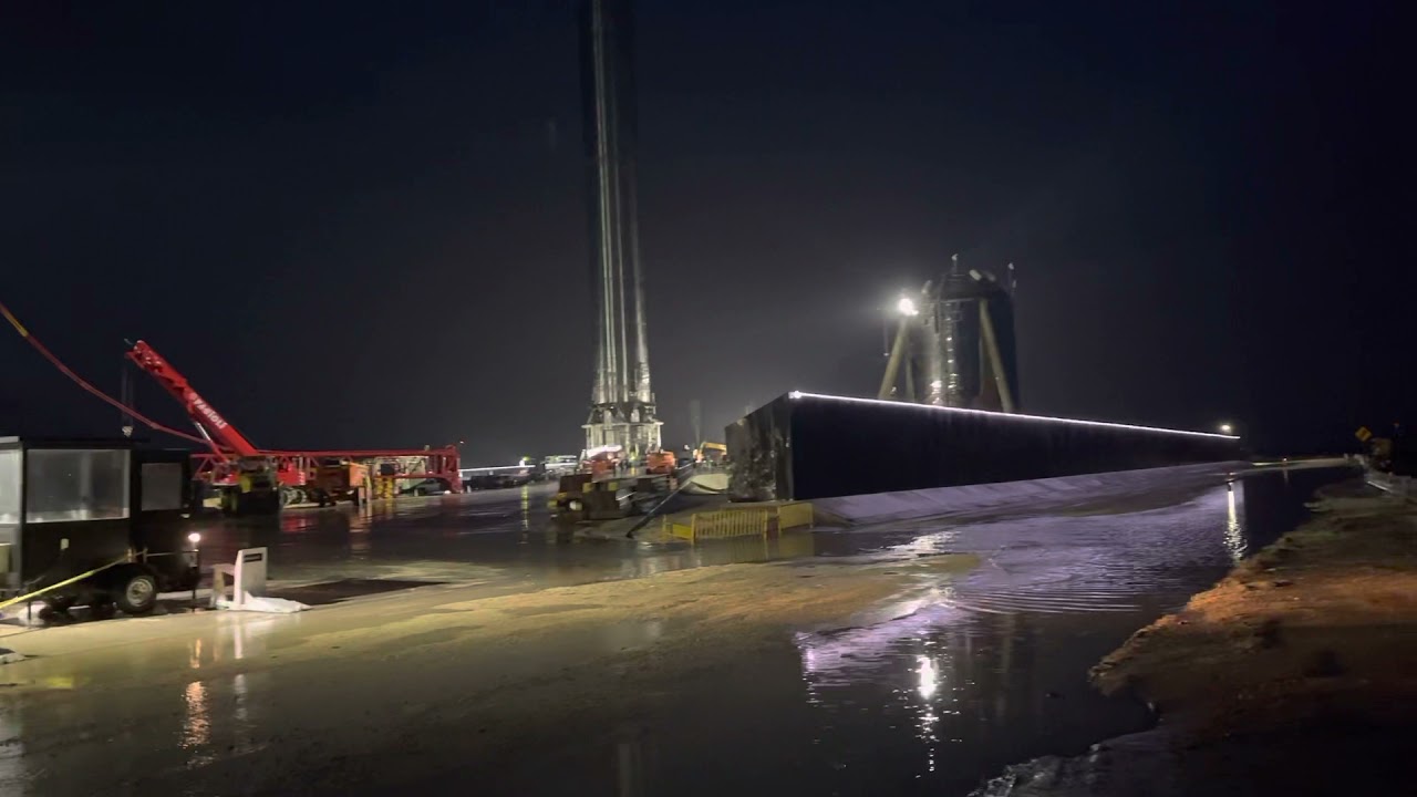 6:10am SpaceX Starbase Launch Site Texas - YouTube