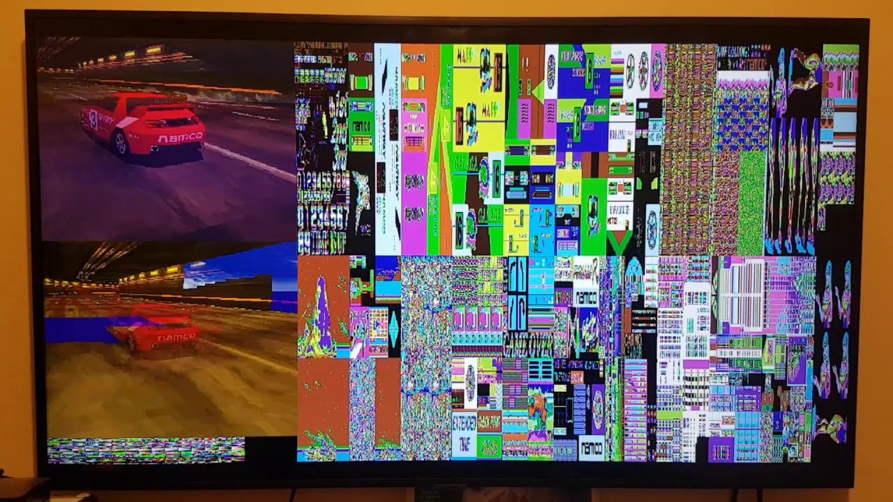 Test of Laxer3a's PS1 GPU core on MiSTer - Ridge Racer - YouTube