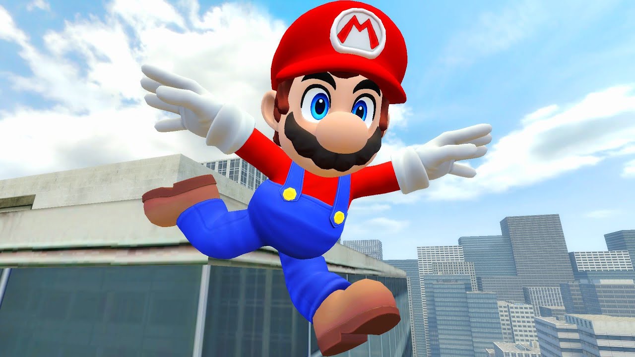 Super Mario Ragdoll Jumps & Falls (GMOD) Episode 114 - YouTube