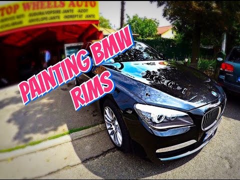 Powder Coating BMW Rims / Dark Titanium + extra flakes - YouTube