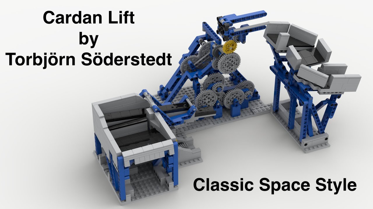 Lego GBC Module - Cardan Lift by Torso (Classic Space Style) - YouTube