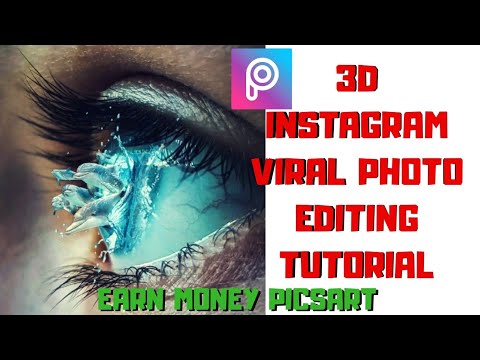 3d Instagram viral photo editing tutorial - YouTube