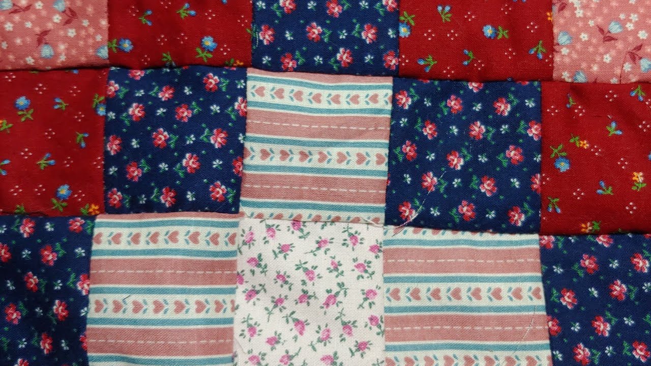 How to do a traditional Trip Around the World Quilt Pattern using strip piecing. - YouTube