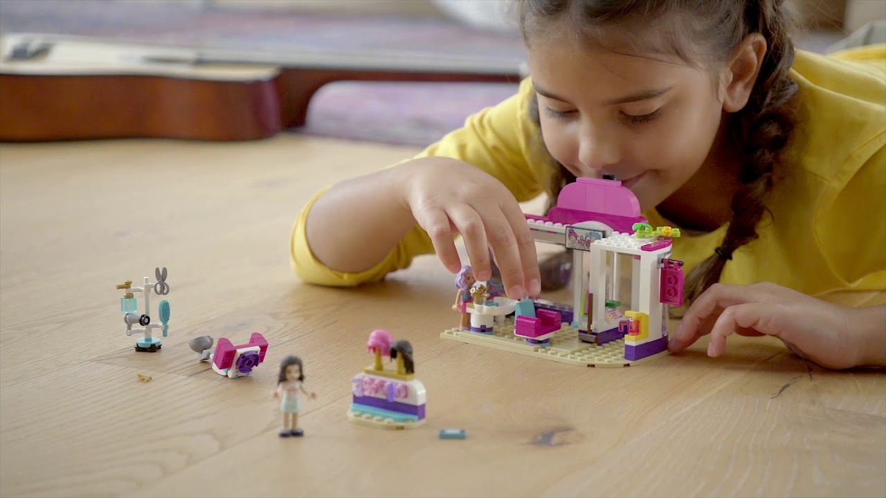 LEGO 41391 Friends Heartlake City Hair Salon - YouTube