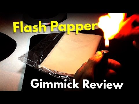 🔴MÁGICAS COM FLASH PAPPER - Gimmicks #04 - YouTube