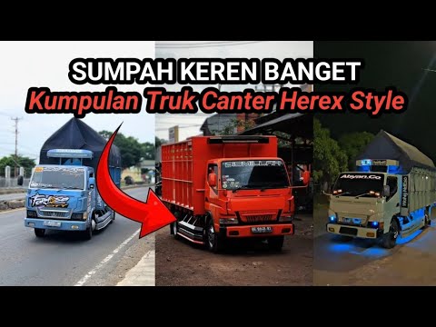 SUMPAH KEREN BANGET 🤩 Kumpulan Truk Canter Herex Style Terbaru 2026 