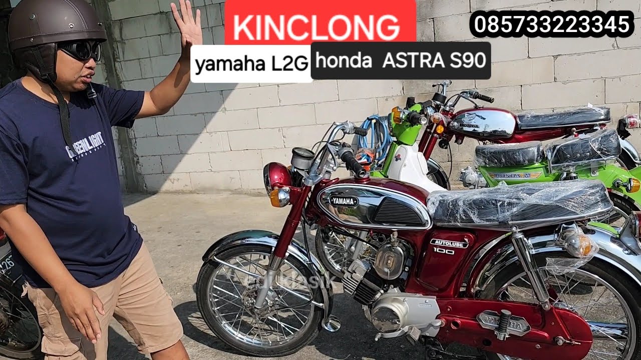 KUINCLONG BOLO yamaha l2 dan honda astra s90 mulus restorasi #hondas90 ...
