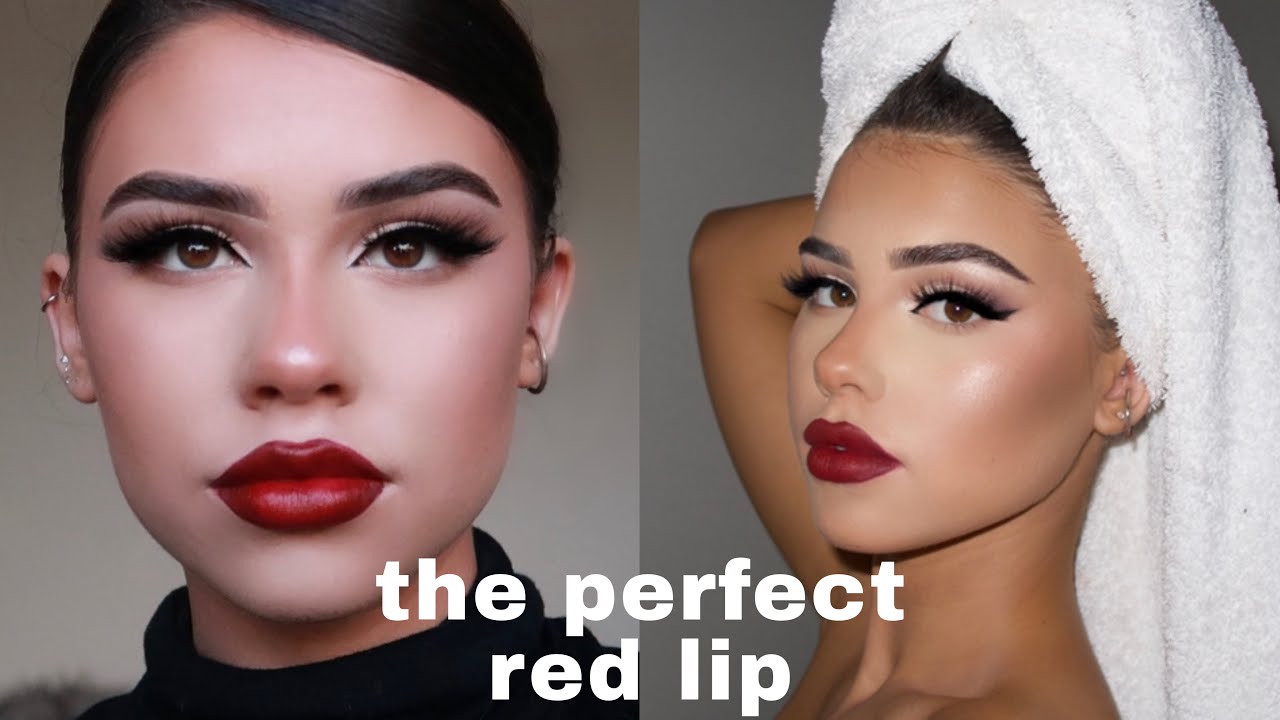 How To Achieve The Perfect Red Lip Grwm Youtube