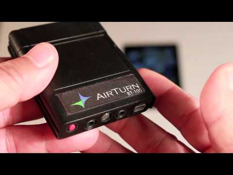 AirTurn BT-105 Bluetooth Page Turner Tutorials - YouTube