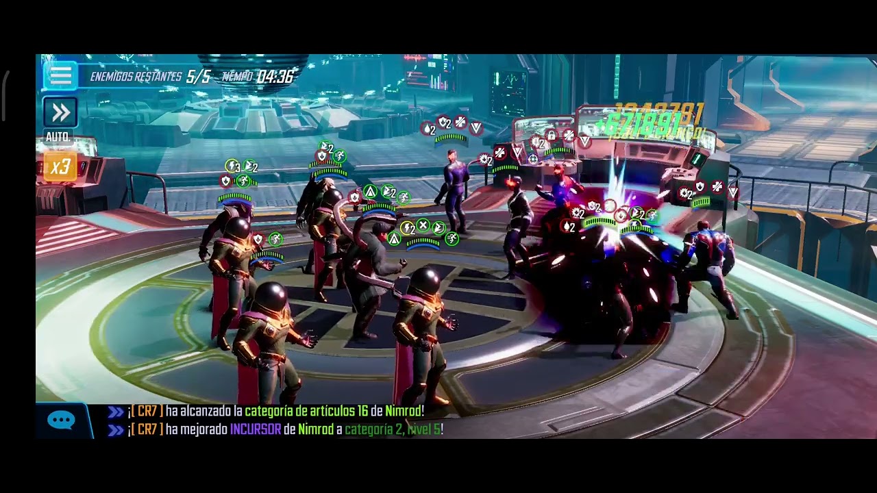 MSF War Counter. 6 Superiores 3M vs Illuminati 3.4M - YouTube