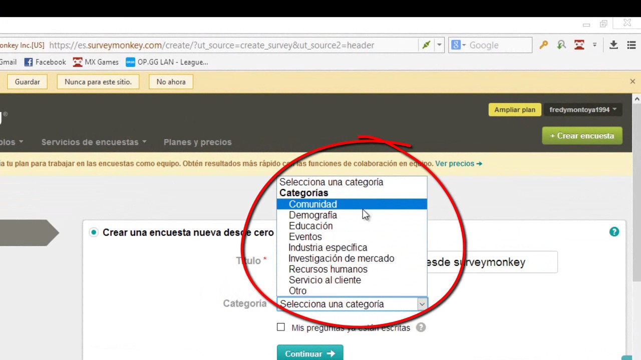 crear encuesta en surveymonkey - YouTube