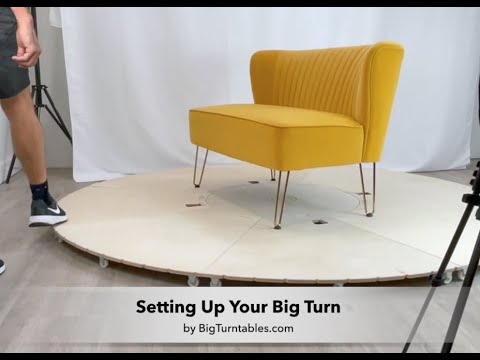 Large Product Turntables for Photographing Furniture - YouTube