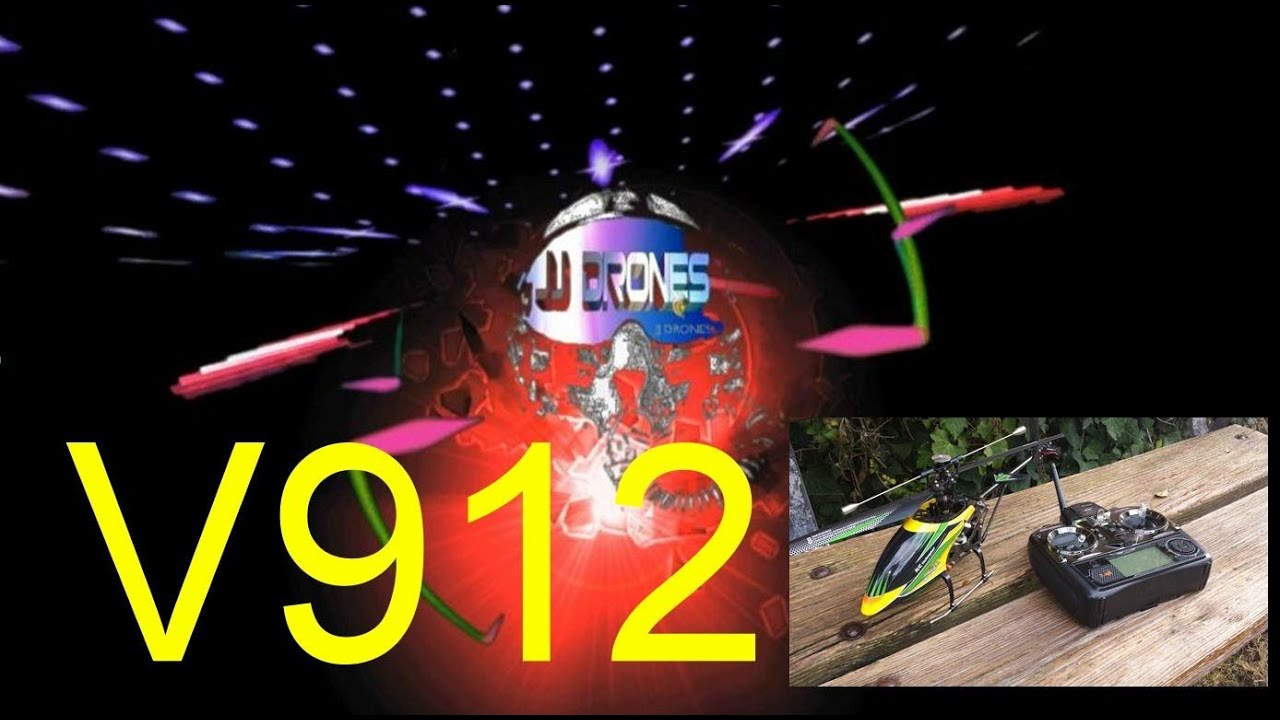 WLtoys V912 4-Channel helicopter Unboxing JJ DRONES - YouTube