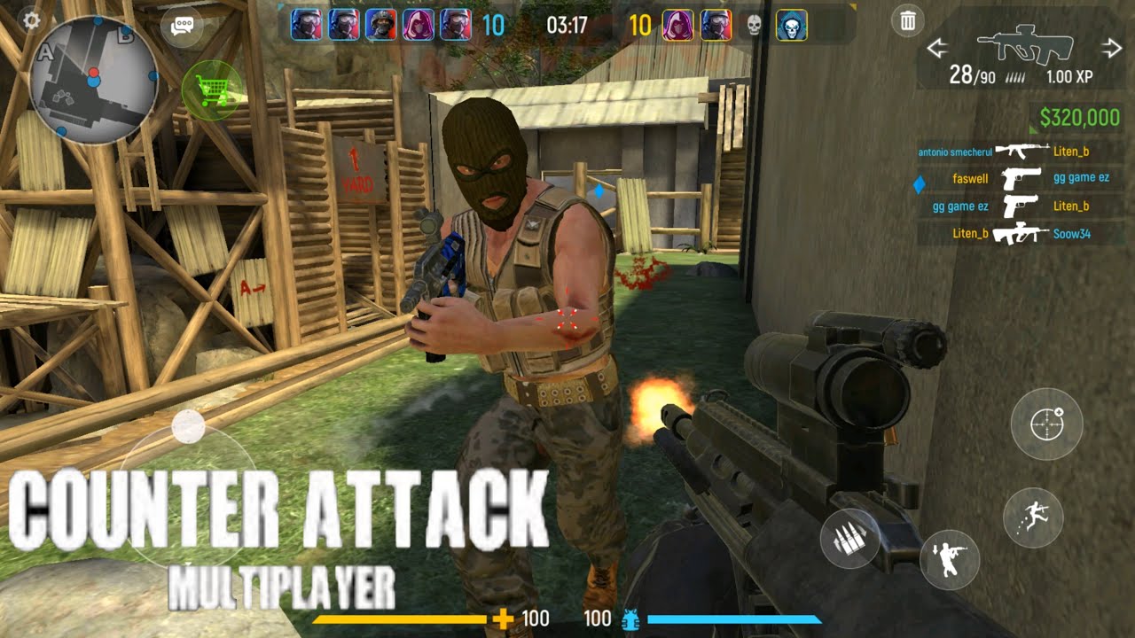 Counter Attack Multiplayer FPS | Addictive Shooting Game #40 - YouTube