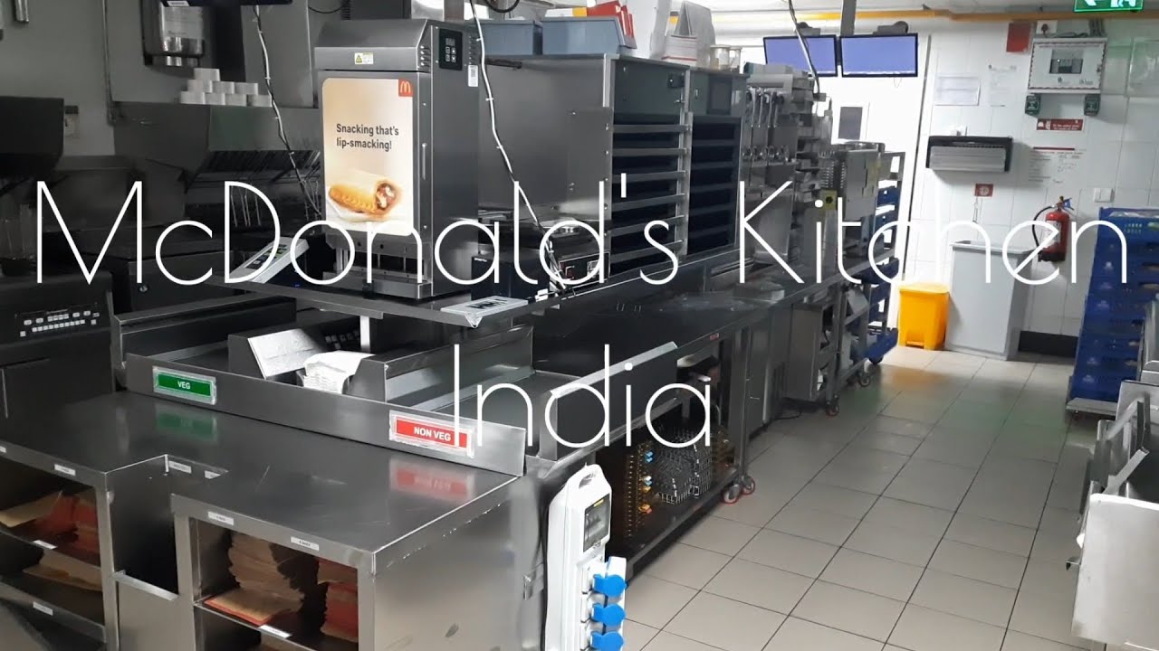 McDonald's india KITCHEN tour| McDonald's POV:5 minutes of Lunch Rush ...