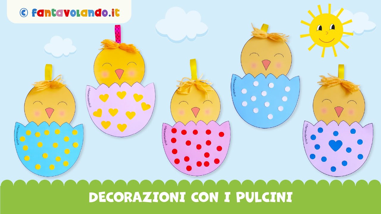 Decorazioni con i pulcini - YouTube