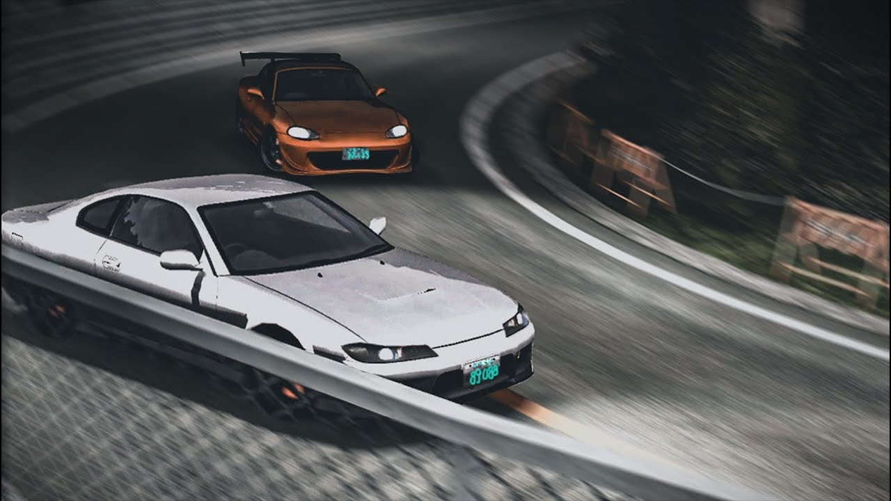 Racing Satoshi Omiya In His Mazda Miata At Nanamagari Downhill Initial ...