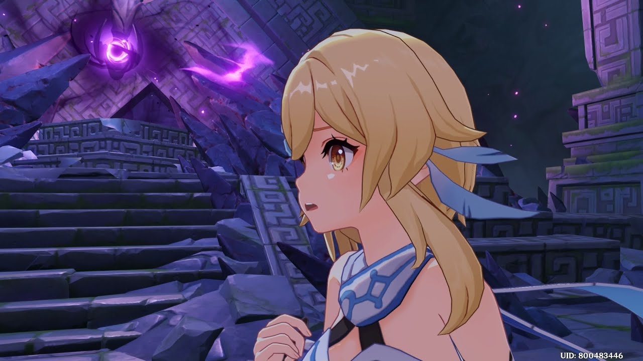 Lumine finally meets her brother Abyss Prince Aether - YouTube