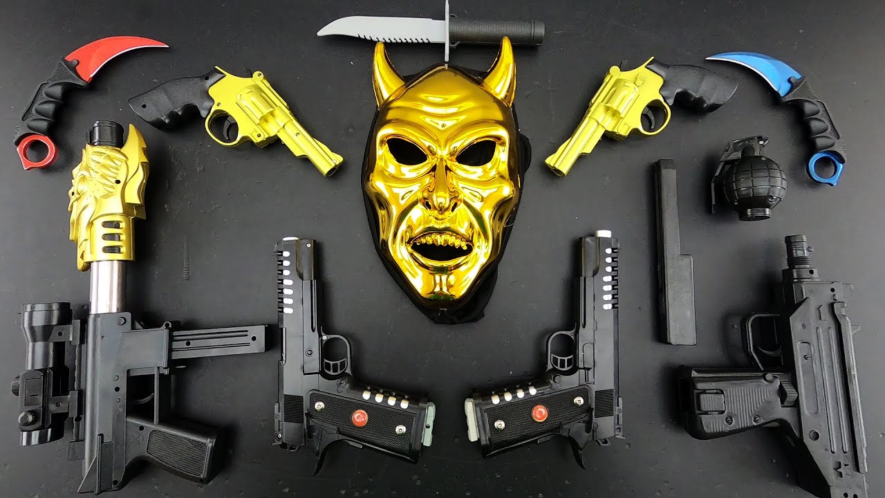 Golden Devil Mask ! TEC - 9 | Golden Weapons and Amazing Karambits ...