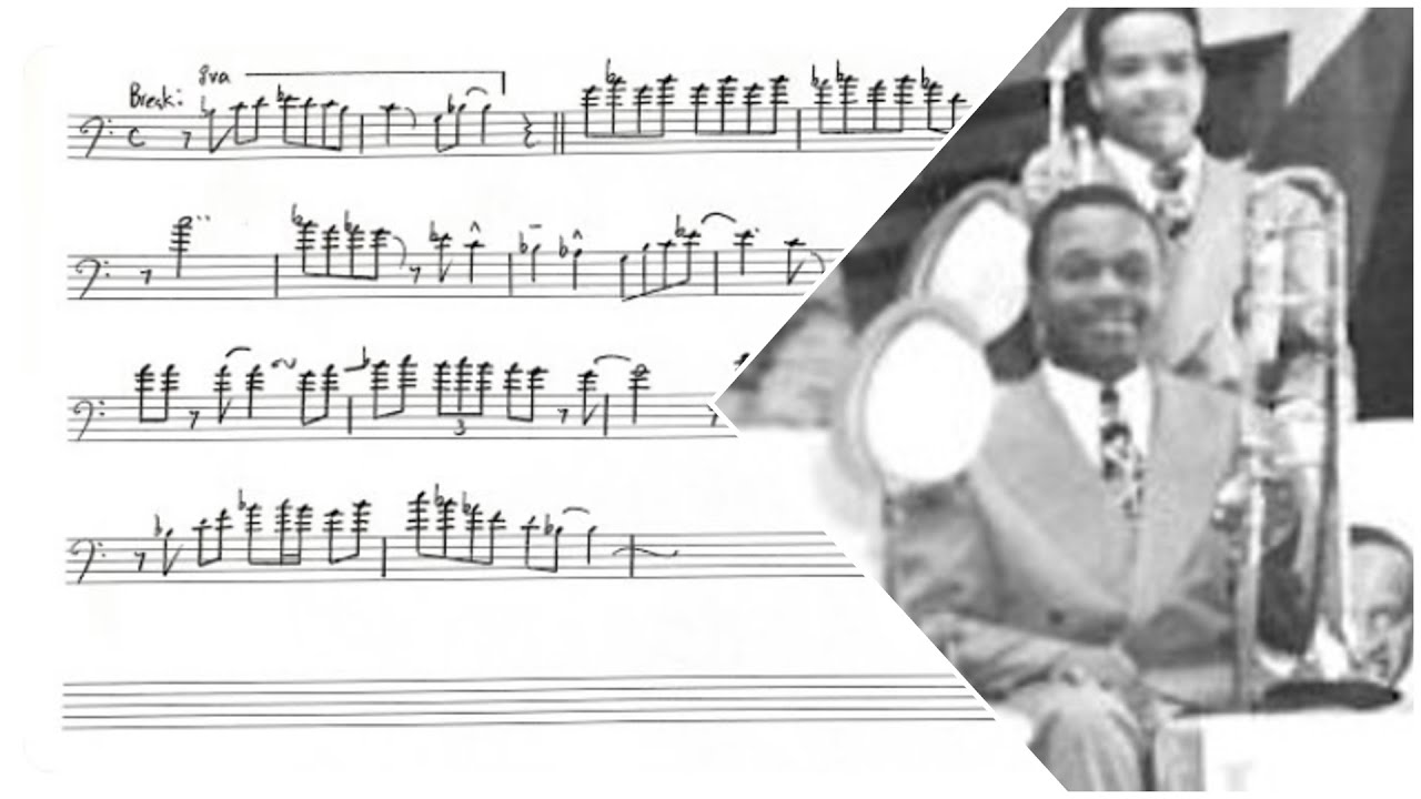 Two solos by Fred Beckett, forgotten giant of trombone - YouTube
