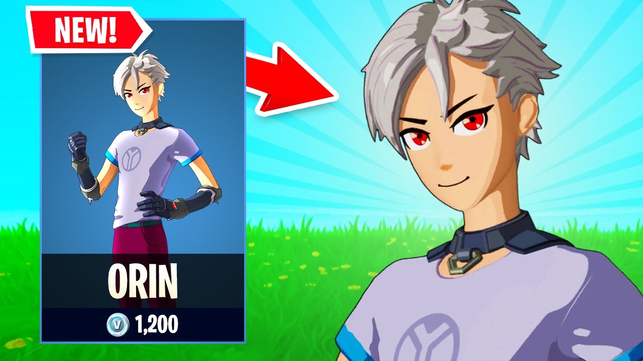NEW ORIN Skin Gameplay in FORTNITE! (Male Lexa Anime Skin Showcase ...