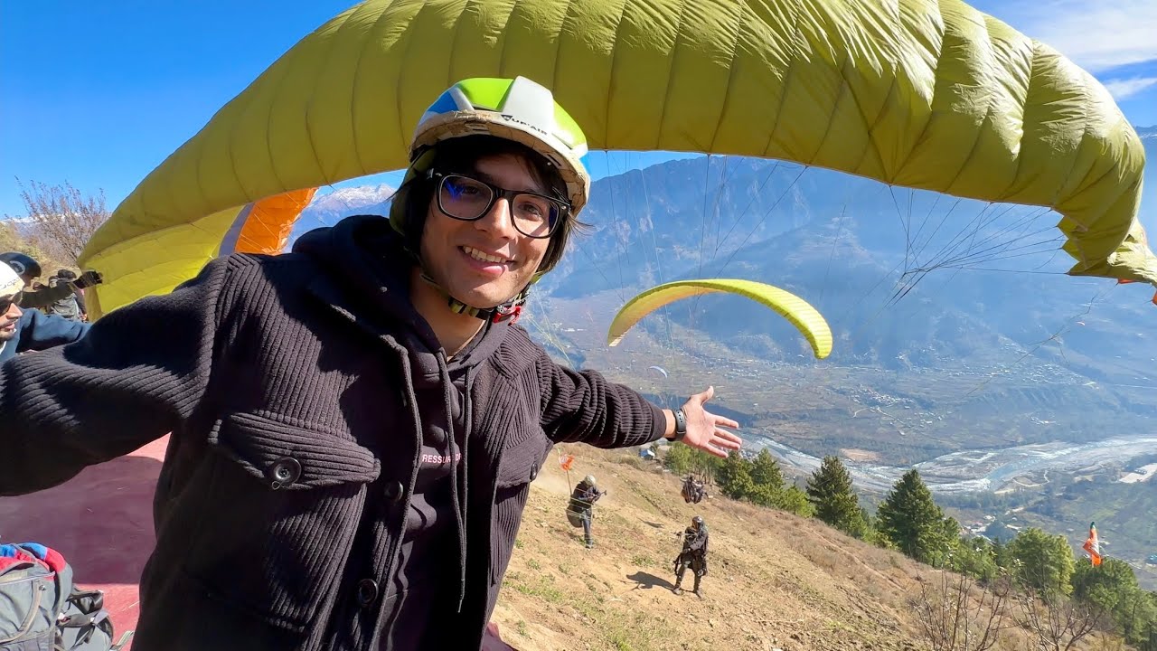 Paragliding Krli etni height Se 😲 - YouTube