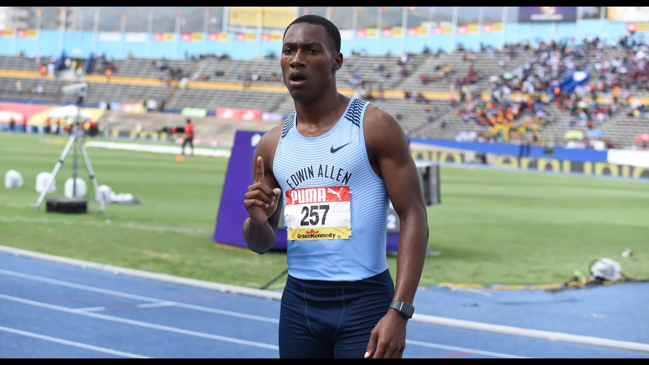 Bryan Levell beat Jordan Anthony in 100m at East Coast International ...