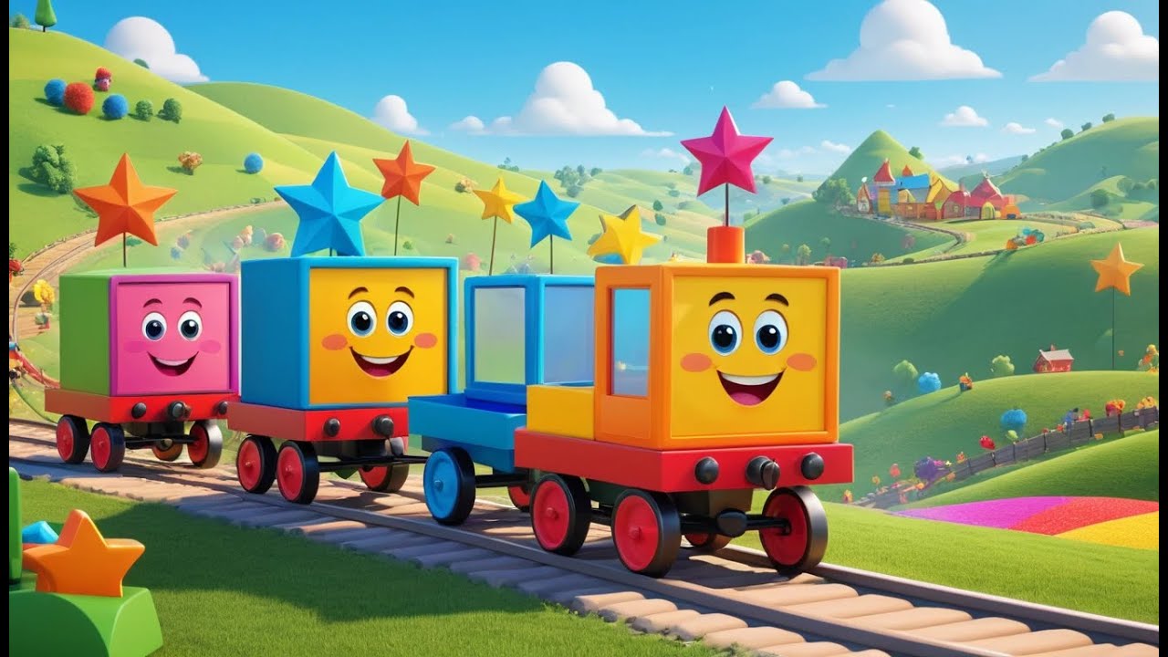 Shape Train Song – Find the Circle Wagon! | Fun Kids Song | Learning ...