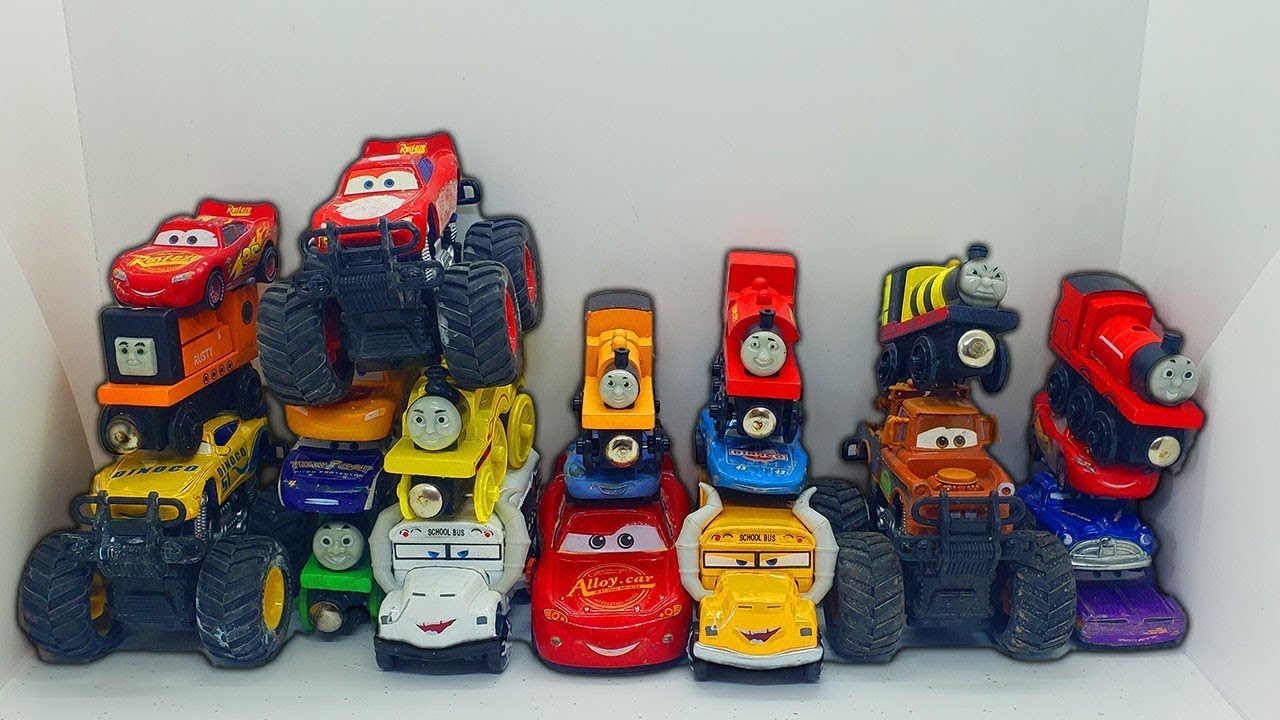 Disney Pixar Cars , Thomas and Friend, various trains and cars toy ...