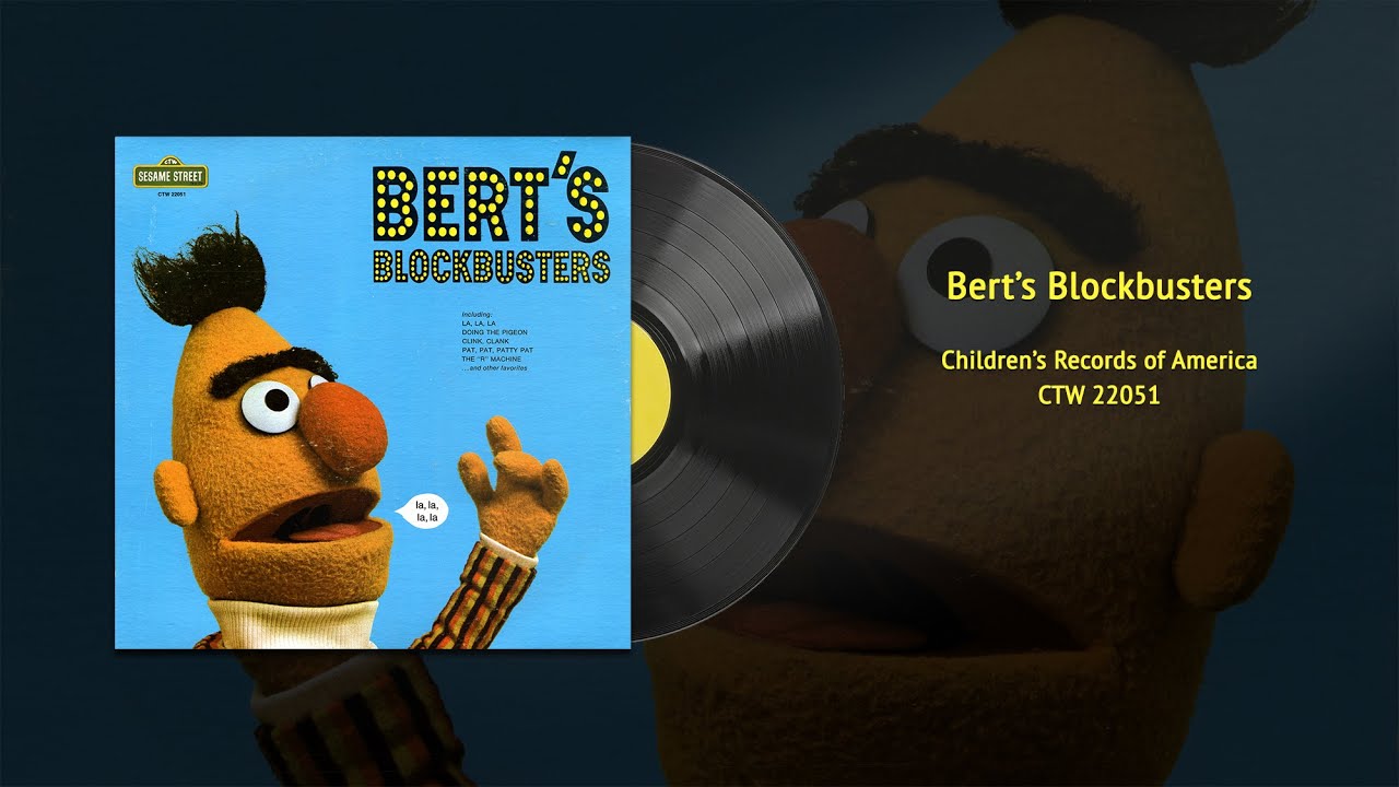 Bert's Blockbusters - Sesame Street (CTW 22051) | Vintage Muppets Vinyl ...