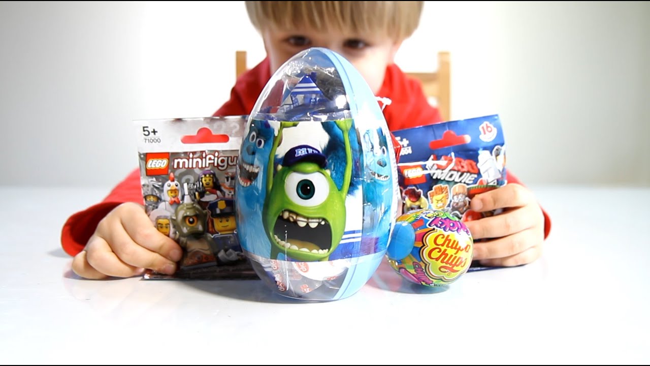 MU Big Easter Surprise Egg - The Lego Movie Minifigures and Chupa Chups ...