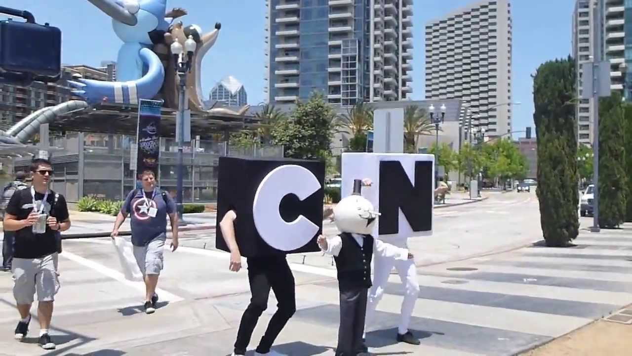 Cartoon Network filming at Comic-Con - YouTube