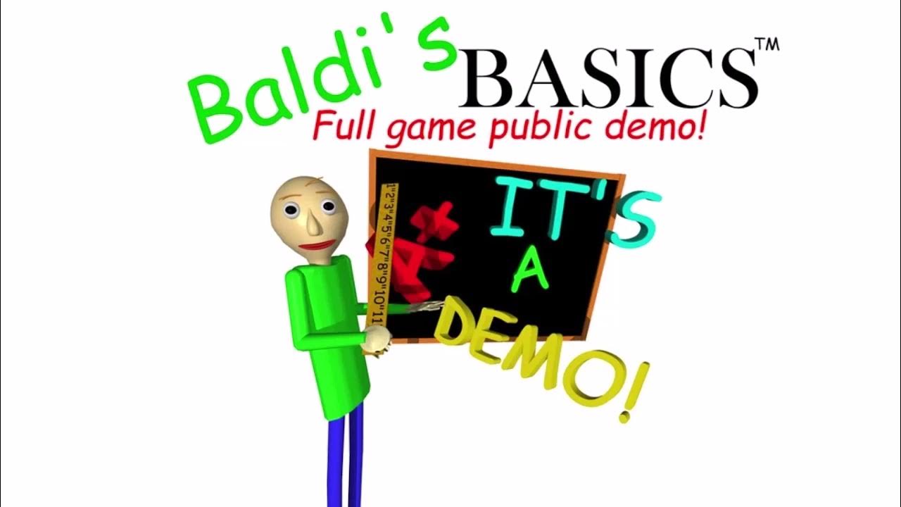 A-Tisket, A-Tasket - Baldi's Basics Full Game Public Demo - YouTube