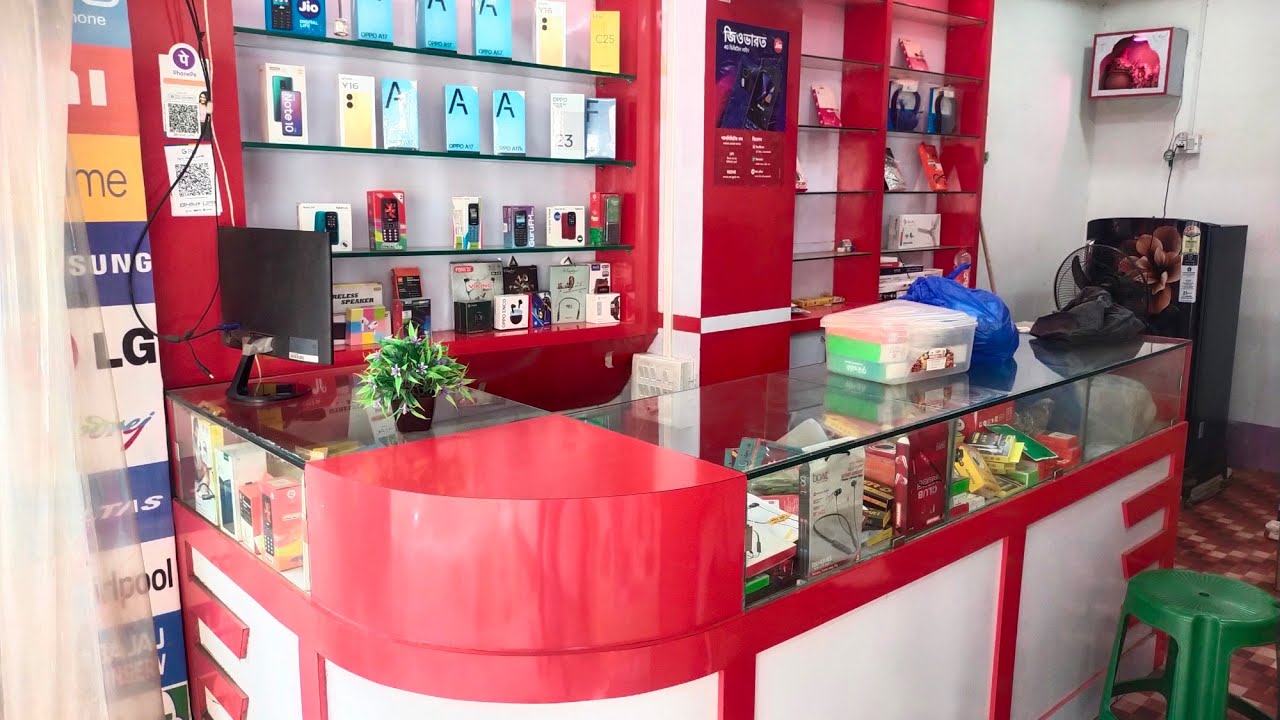 Mobile Shop Business Idea 2023| Mobile Shop Design Mobile Shop Counter ...