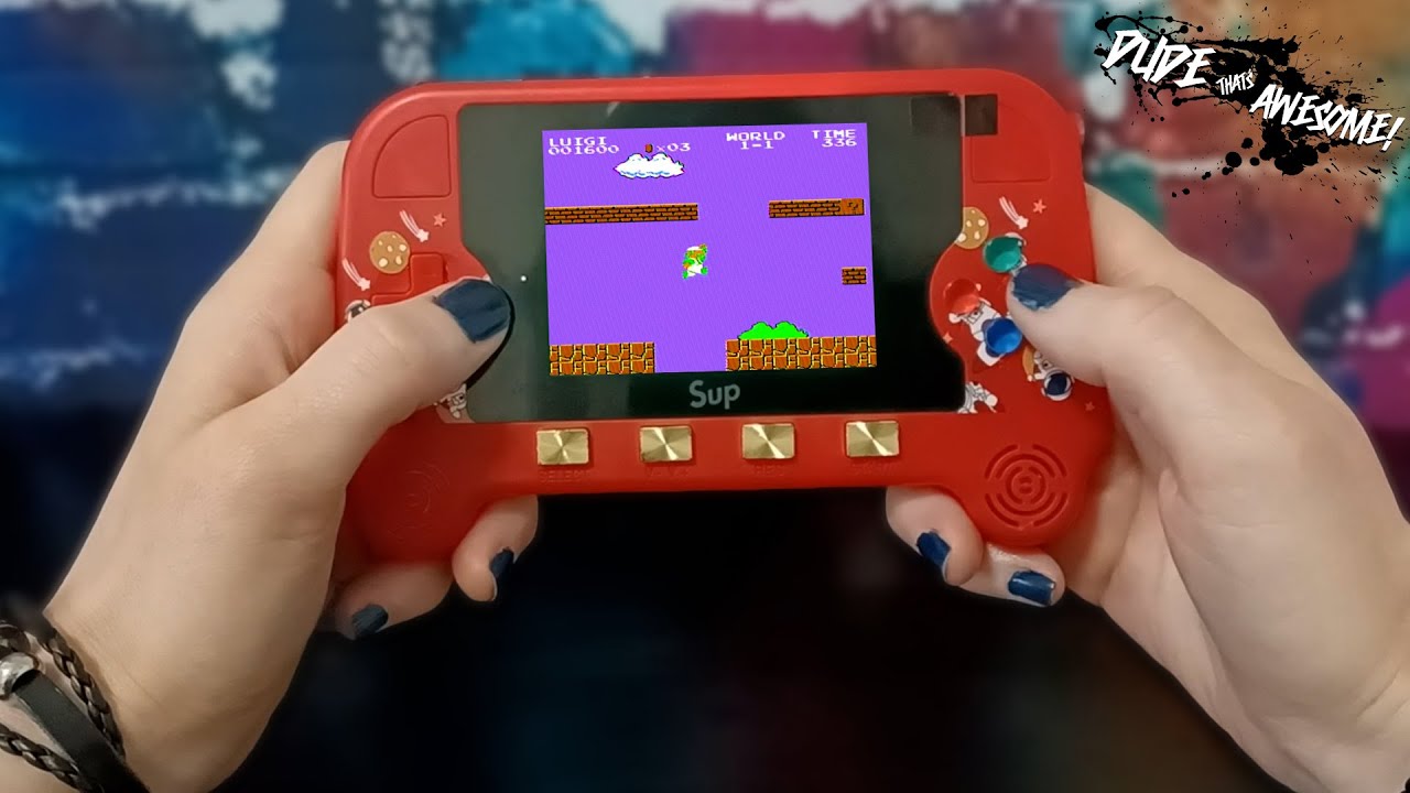 TimeMax Handheld Retro Console - Unboxing & Review - YouTube