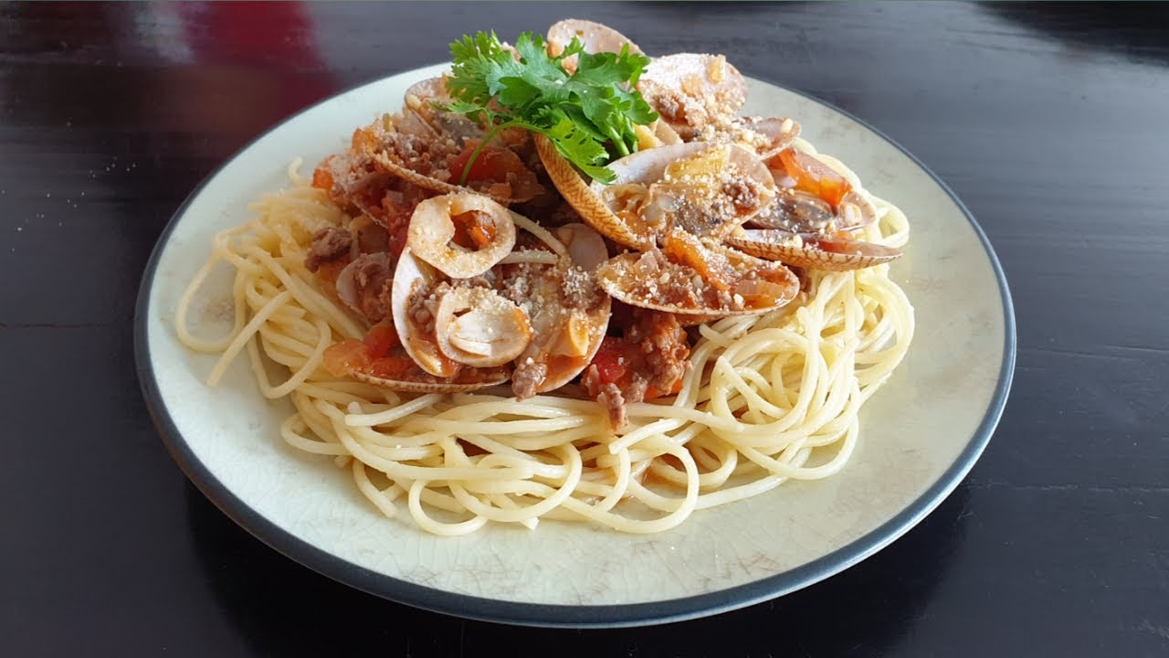 របៀបធ្វើស្ពាហ្គេទី | How To Make Spaghetti at Home | Spaghetti Recipe ...