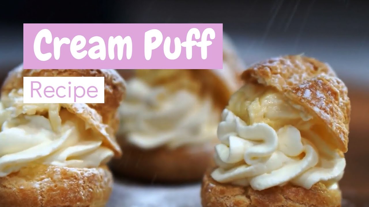 Cream Puff Recipe Video Template - YouTube