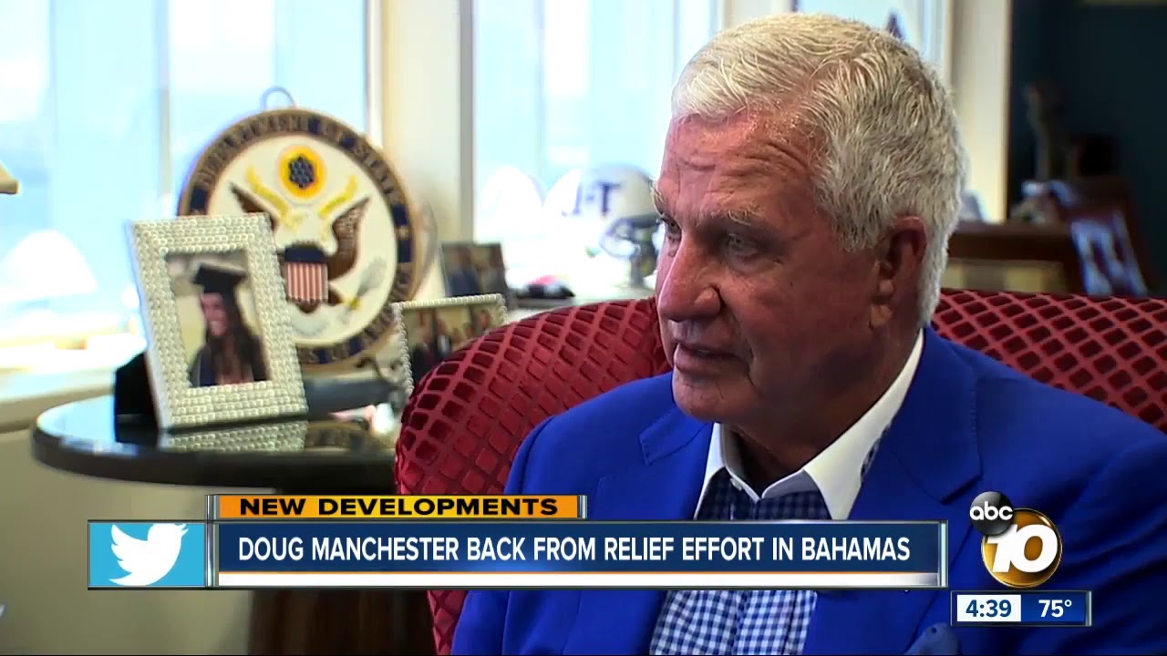 Doug Manchester back from relief effort in Bahamas - YouTube