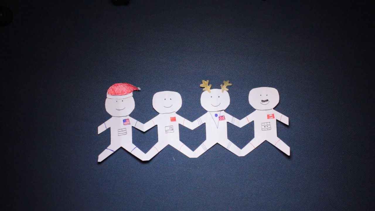 How to Make an Astronaut Paper Chain - YouTube