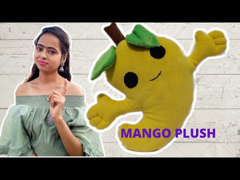How To Make Mango Soft Toy At Home In Hindi... Soft Toy Mangoe Tutorial ...