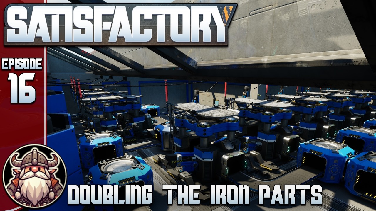 Doubling the Iron Parts - E16 ║ Satisfactory - YouTube