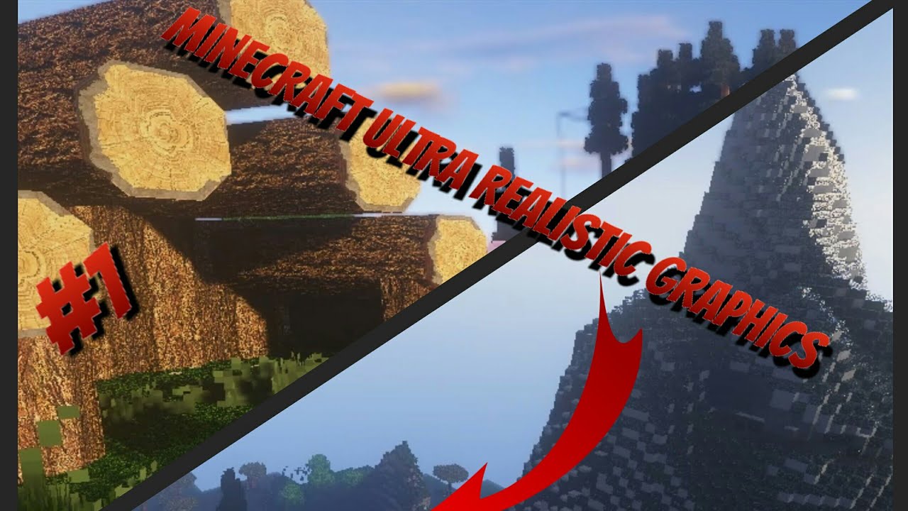 Ultra realistic graphics in minecraft ! - YouTube