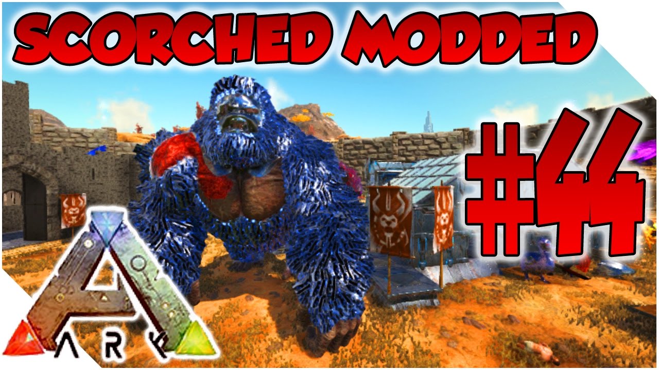[ARK MOD] ARK : SCORCHED MODDED - Ep44 - TEK MEGAPITHECUS & BIONIC ...