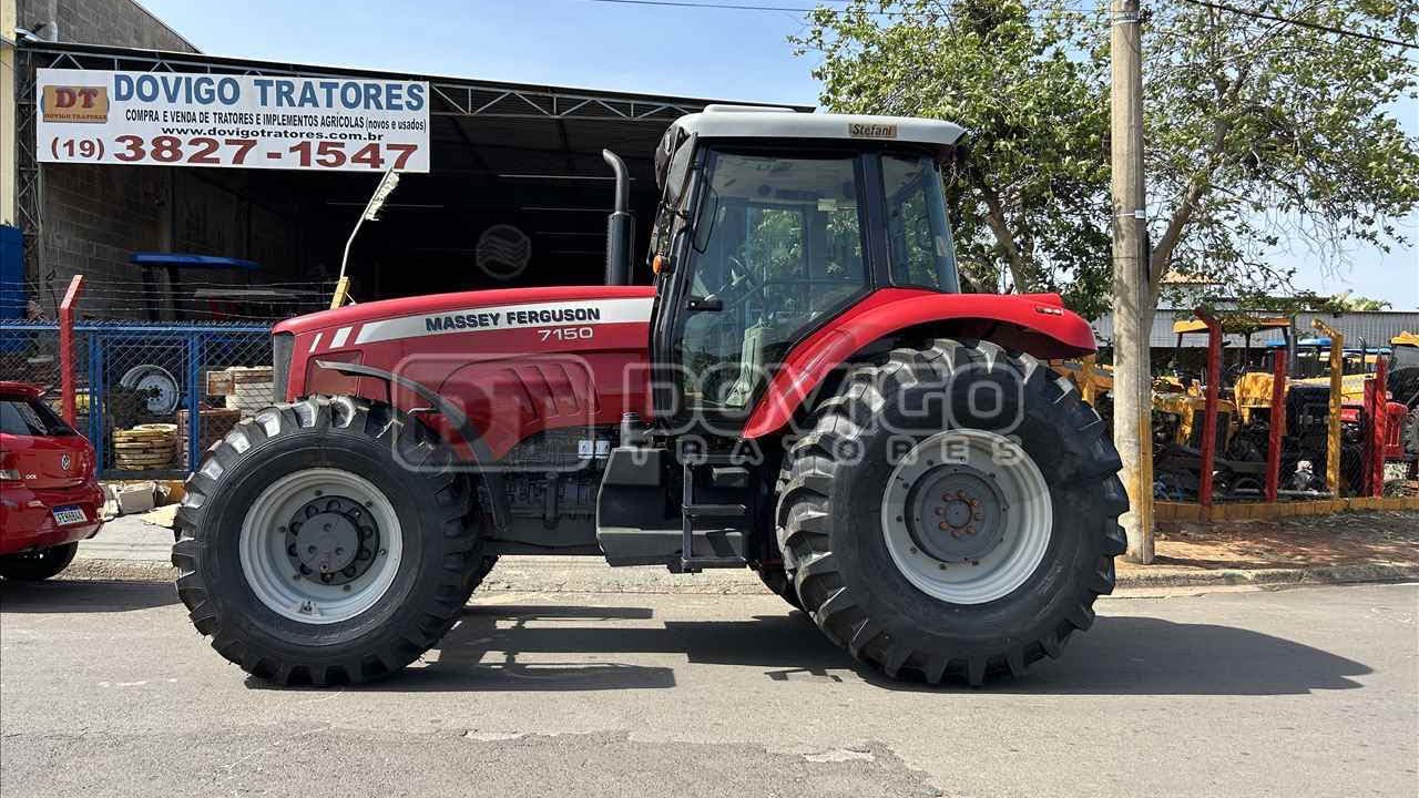 Trator Massey Ferguson 7150 4x4 Ano 2012 Cabinado um show de trator e a ...