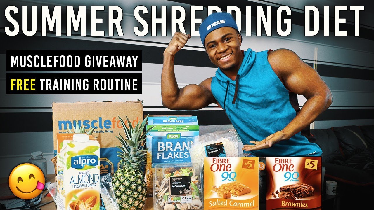 Summer Shredding Diet MACROS for Fat Loss | IIFYM Full Day of Eating ...