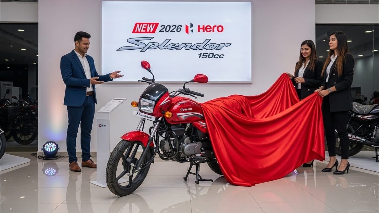 NEW 2026 Hero Splendor 150cc Mileage King with Powerful Upgrade! - YouTube