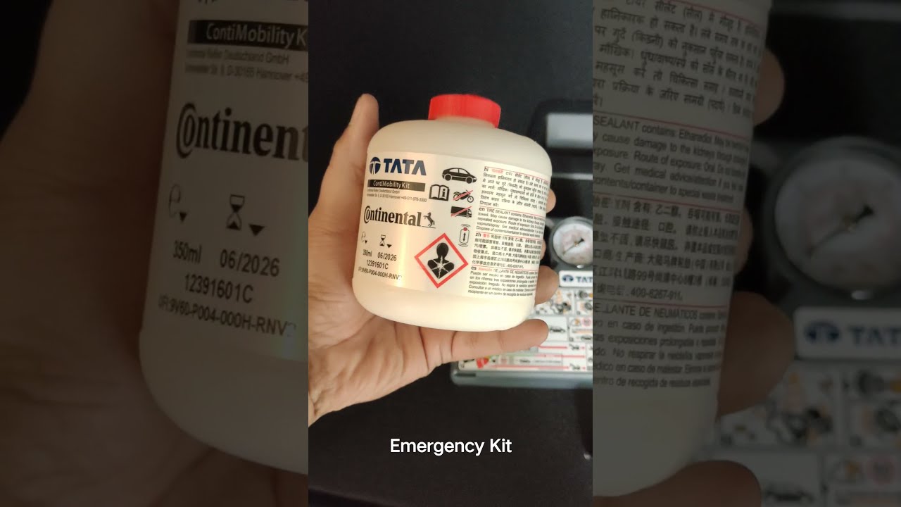 Tata Motors Tyre Mobility Kit 🤔 / Puncture Kit / #tyrepuncture # ...